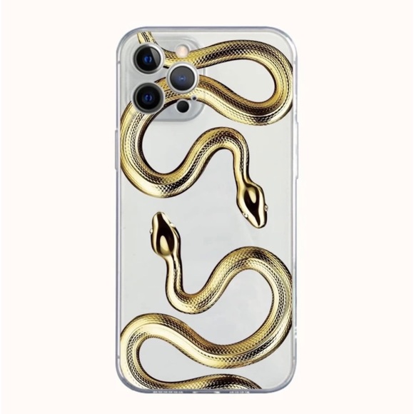 SHEIN | Accessories | Gold Snakes Iphone 2 Pro Max Case | Poshmark
